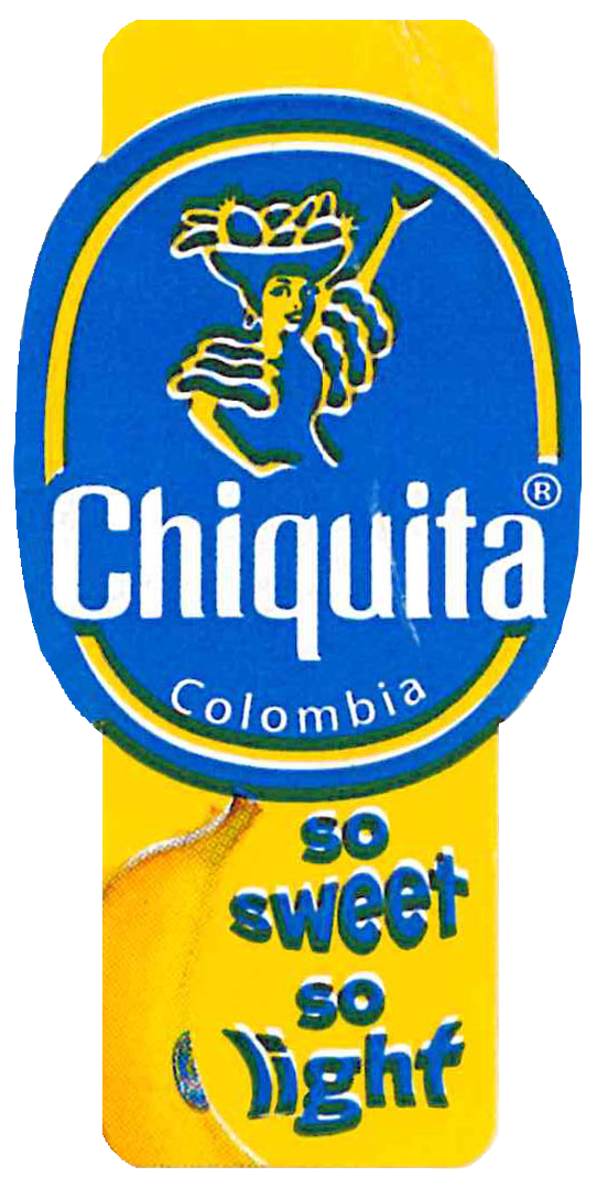 Aufkleber Chiquita® Colombia [Sprüche / Slogan]
