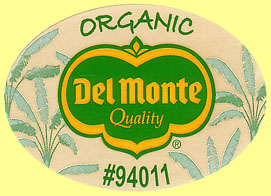 Aufkleber Del Monte® Quality #94011 Organic